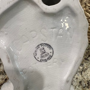 Vintage Scottie Schnauzer Dog Statue ~ White Scottie Dog ~ Capstan ...