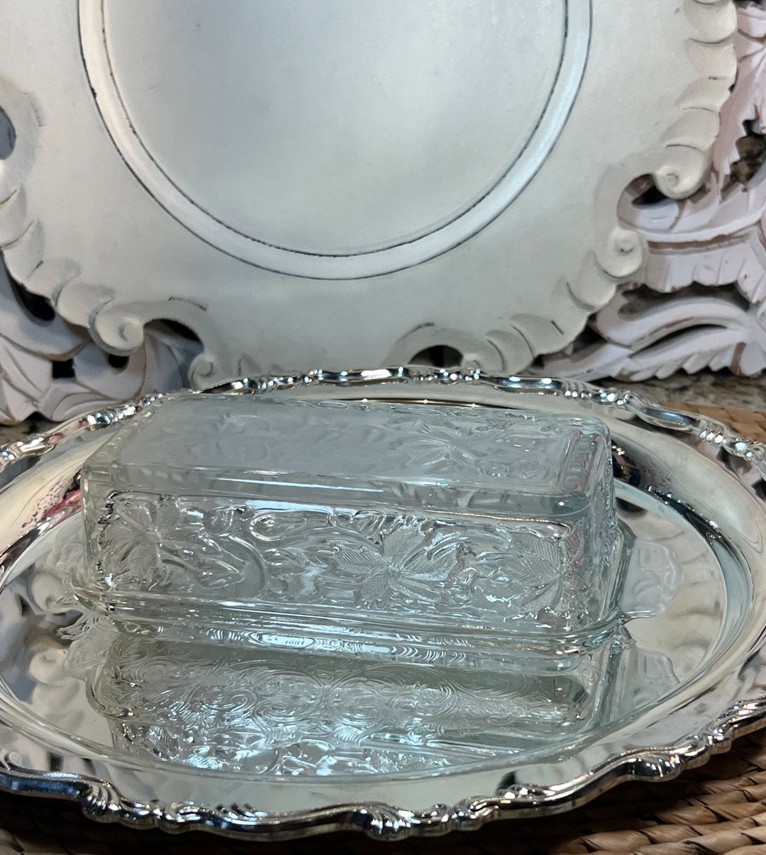 Vintage Princess House Fantasia Butterdish and Underplate ~ Fantasia ...