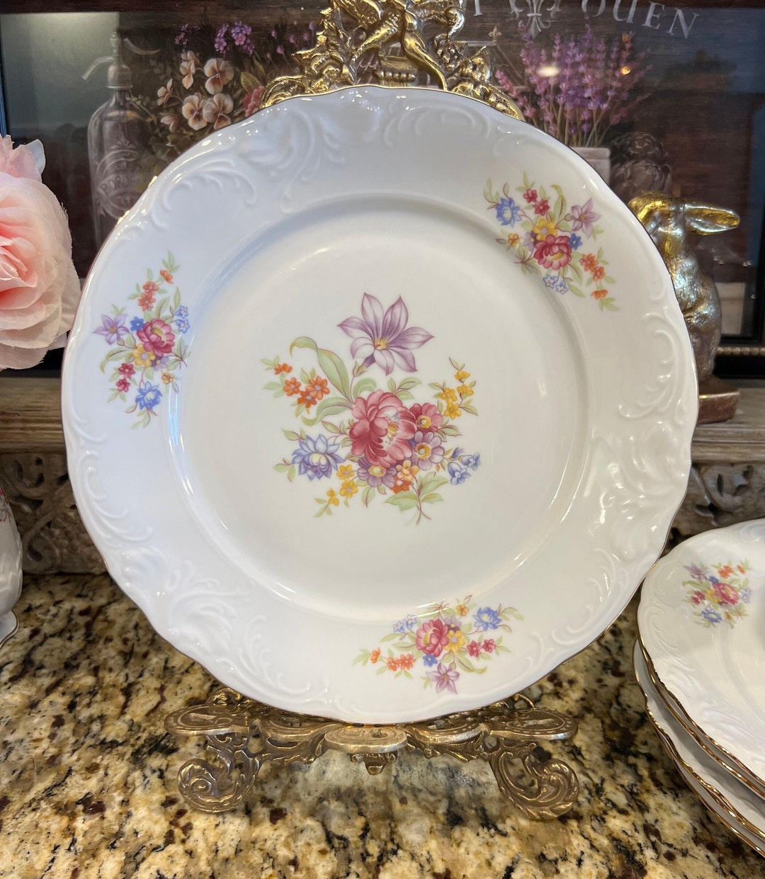 Dinner Plates ~ Set of 2 Plates ~ Vintage Royal Kent Collection Poland ...