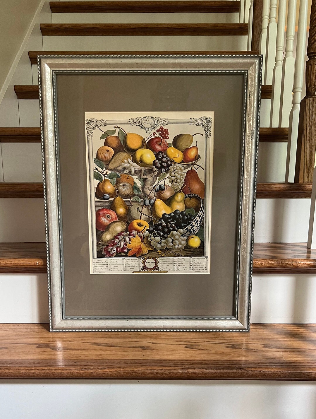 Very Large Framed Robert Furber Fruit Print ~ Fruit of the Month ...