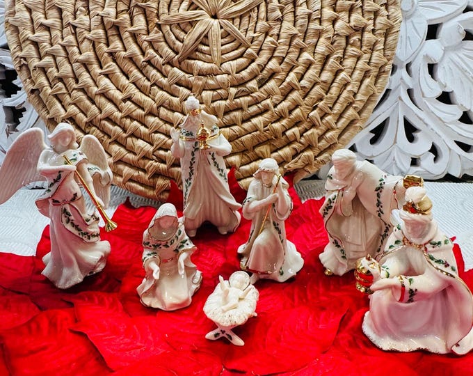 Lenox Porcelain Nativity Set ~ Holy Family - Etsy