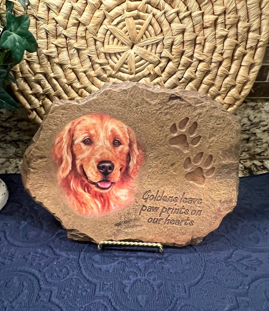 Golden Retriever Plaque ~ Golden Retriever Dog Memorial ~ Bradford ...