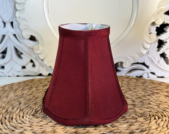 Wine Colored Mini Lamp Shades Clip-on Mini Lamp Shades - Etsy