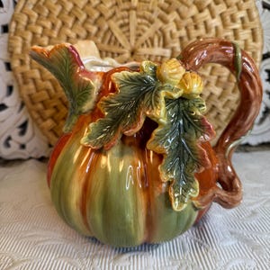 Harvest Figural Collection by Spode ~ Spode Harvest Pumpkin Pitcher ...