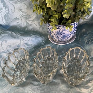 Set of 3 ~ Vintage Princess House Silverware Caddy, Spoon Rest ...