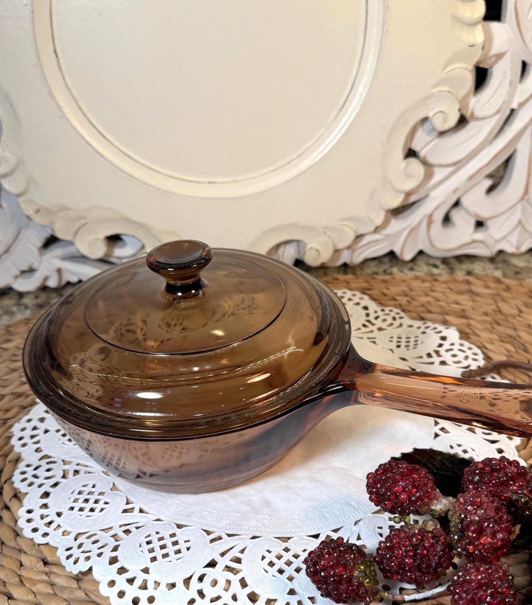 Vision Glass Saucepan ~ Pyrex Glass Cookware - Etsy