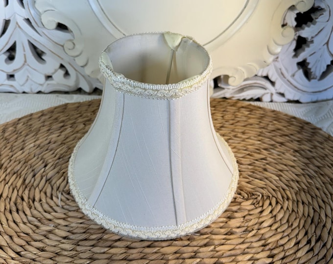 Cream Linen Lamp Shade ~ Bell Shape Mini Lamp Shade - Etsy