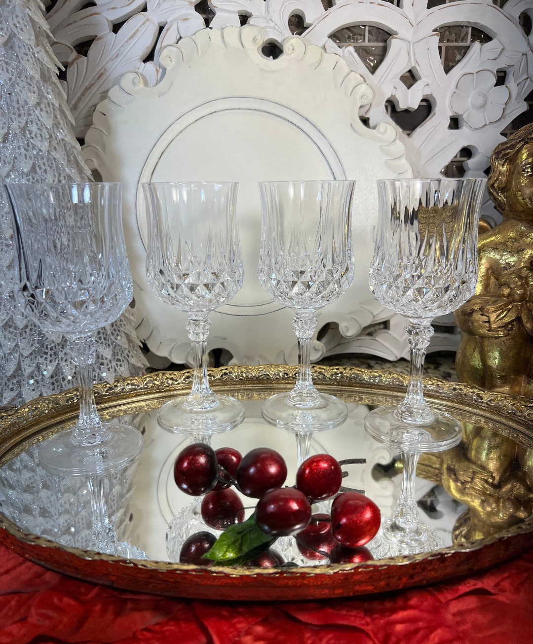 Cristal D'arques Durand Longchamp Glassware ~ Cut Crystal Cristal D ...