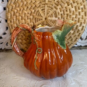 Harvest Figural Collection by Spode ~ Spode Harvest Pumpkin Pitcher ...
