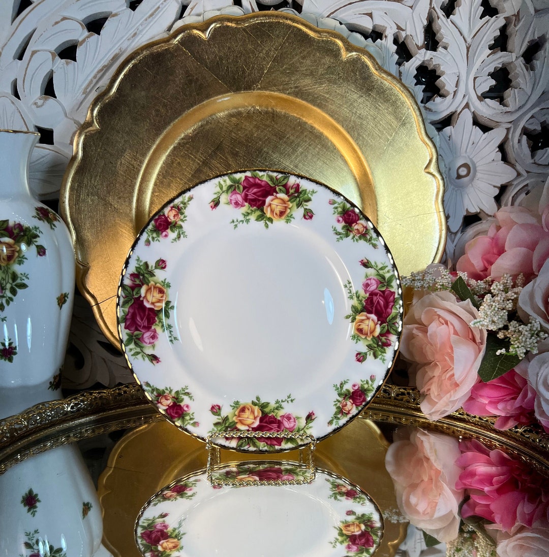 Old Country Roses Luncheon Salad Plates ~ Royal Albert Old Country ...