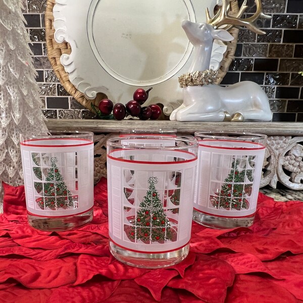 Christmas Glassware - Etsy