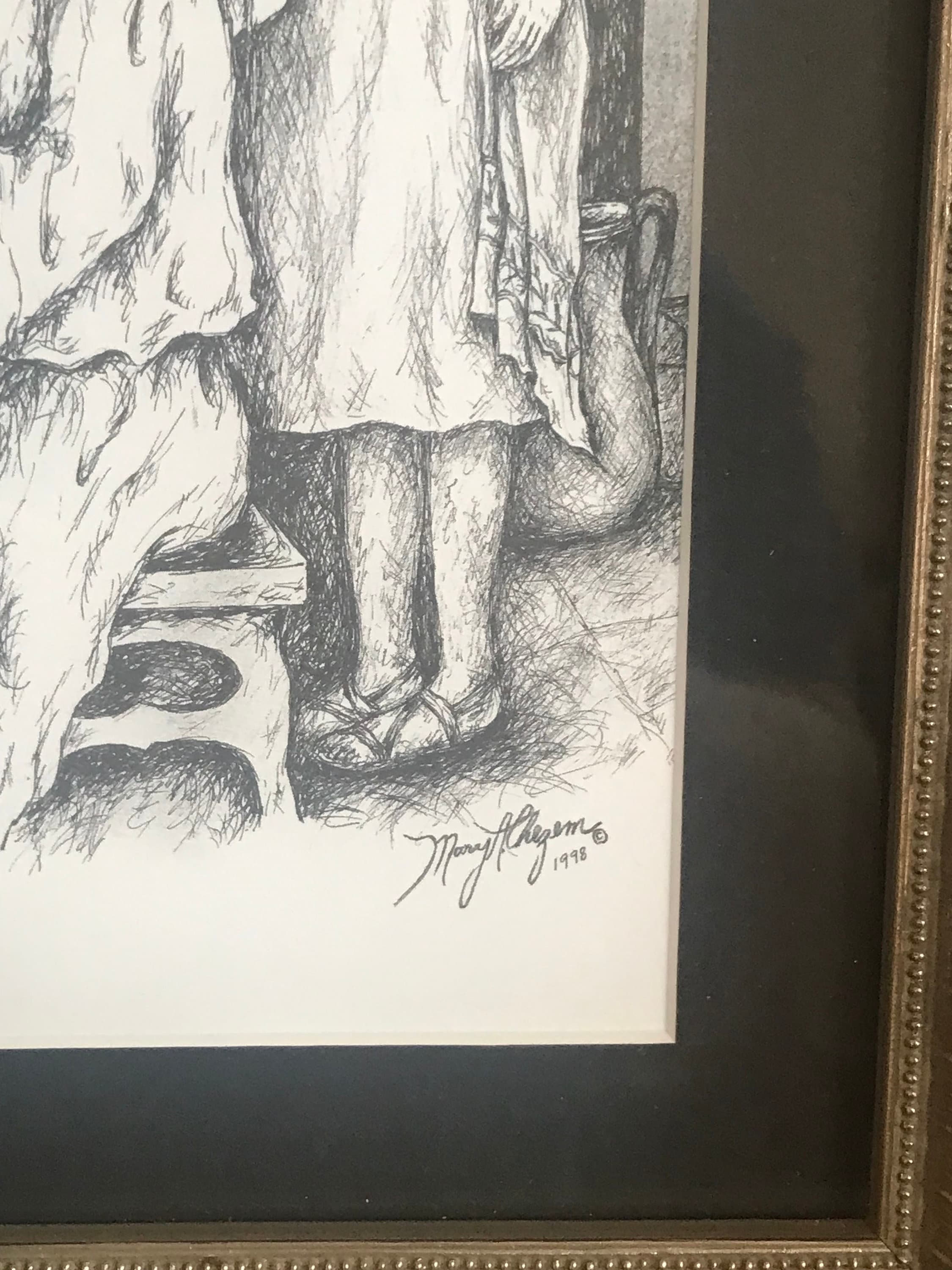 Last Supper Pencil Drawing Print Signed | Etsy