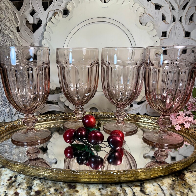 Pink Goblets - Etsy