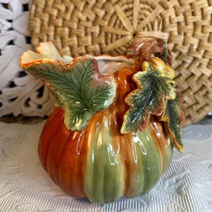 Harvest Figural Collection by Spode ~ Spode Harvest Pumpkin Pitcher ...