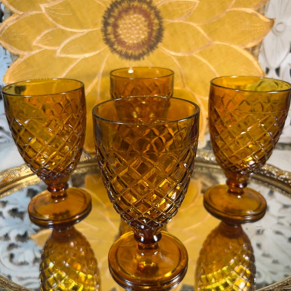 Amber Glassware - Etsy