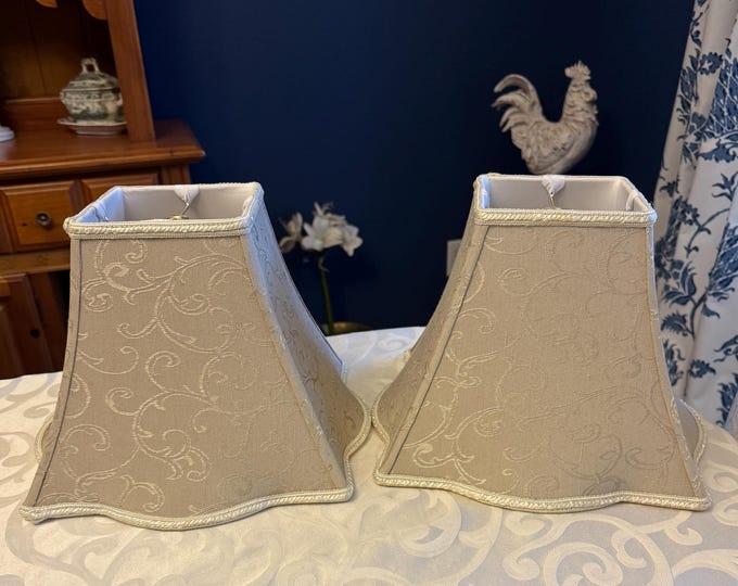 Fancy Square Bell Basic Lamp Shade ~ Medium Size Table Lamp Shade ...