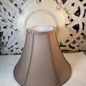 Neutral Striped Lamp Shade ~ Lamp Shade for Table Lamp - Etsy