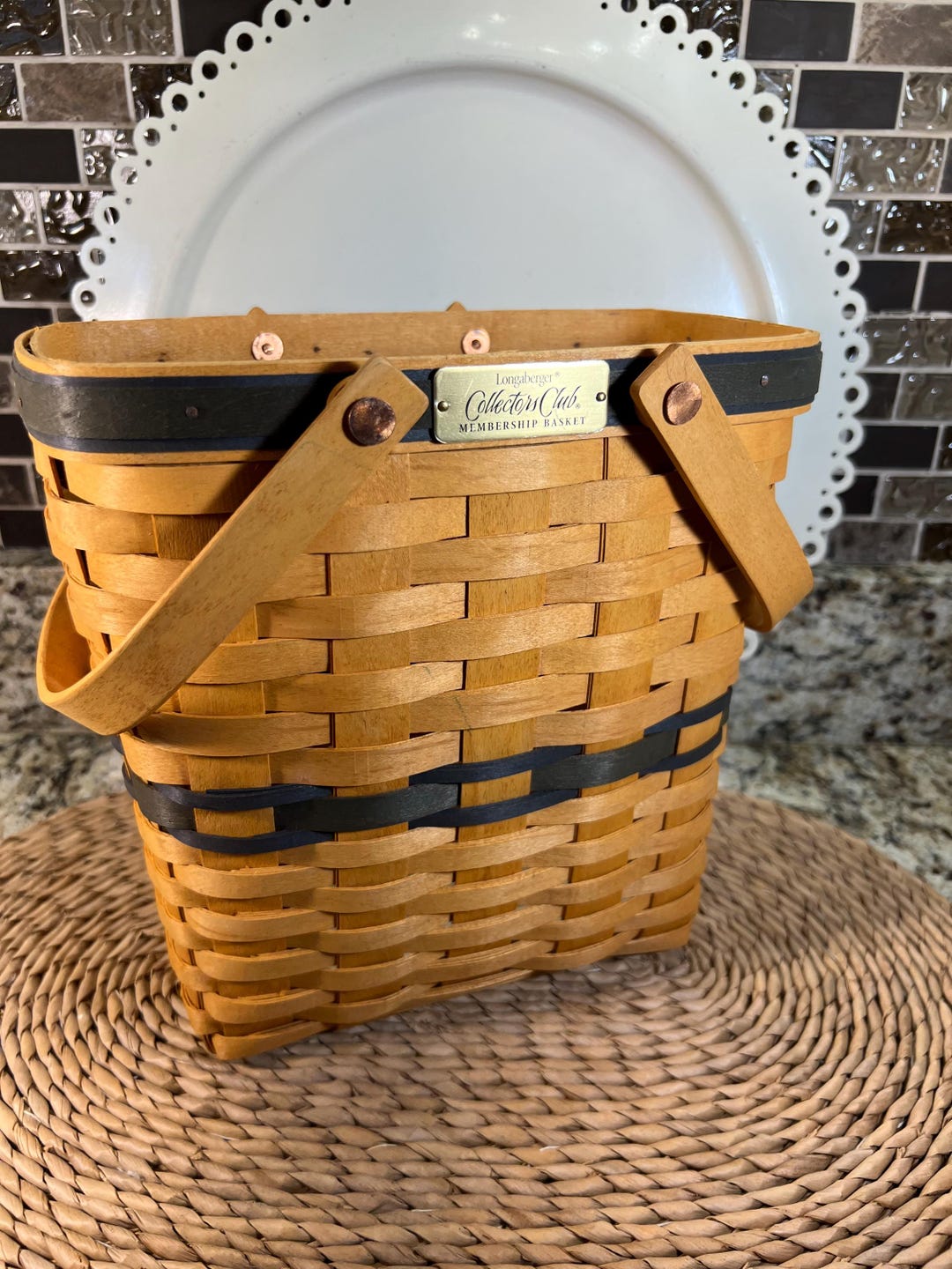 2000 Longaberger Collectors Club Basket ~ Longaberger Basket ~ Signed ...