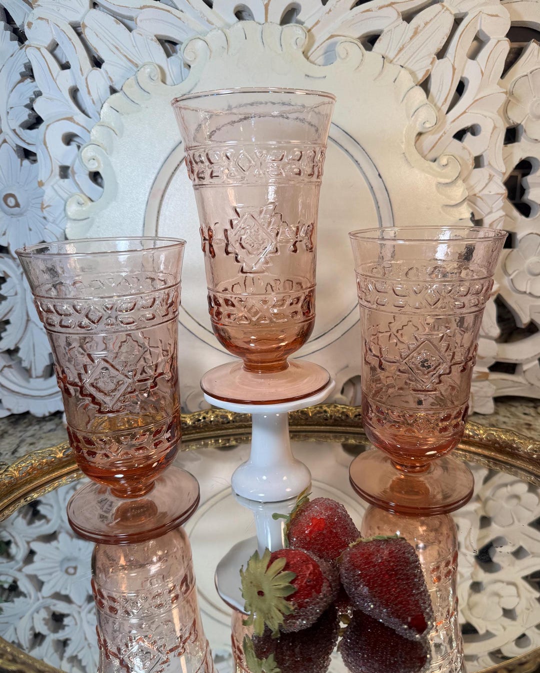 Mikasa Pink Goblets Adirondack Pink Studio Nova ~ Pink Southwest ...
