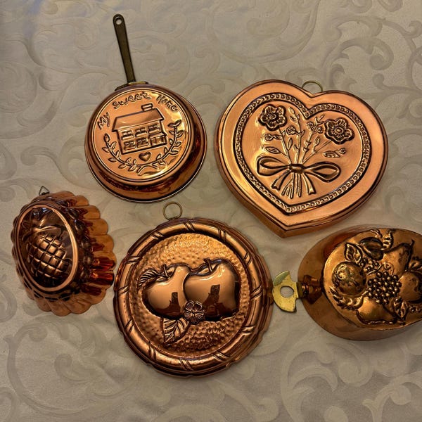 Vintage Copper Mold - Etsy