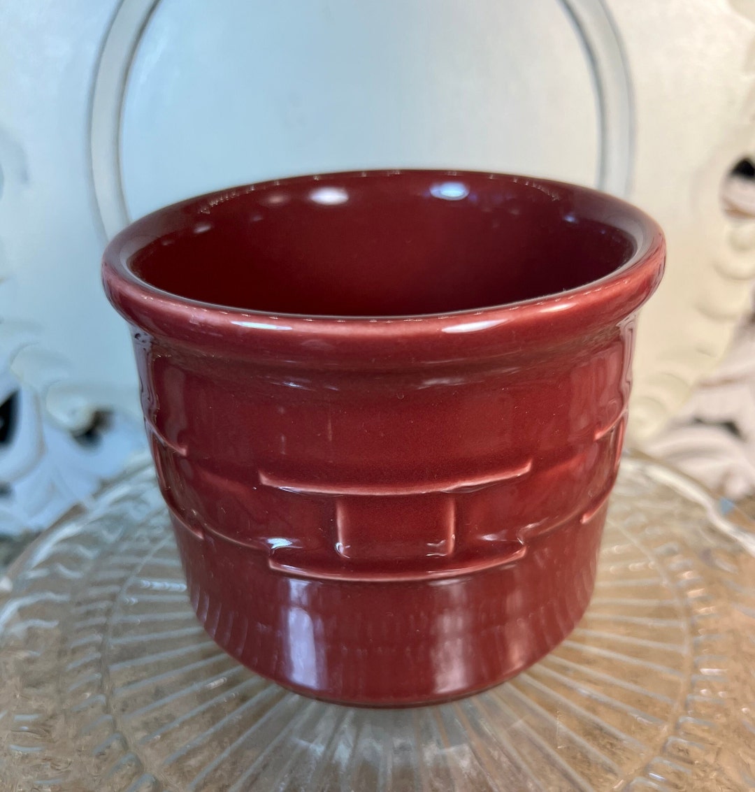 Vintage Longaberger Salt Crock ~ 1 Pint Crock ~ Longaberger Crock With ...
