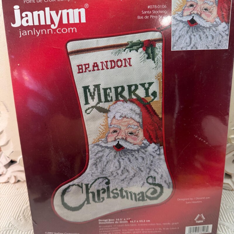 Needlepoint Stocking Kit - Etsy