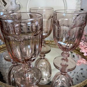 Libbey Duratuff Pink Gibraltar Glasses Set of 4 ~ Pink Duratuff Iced ...