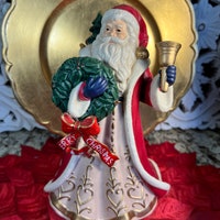 Ceramic Santa - Etsy
