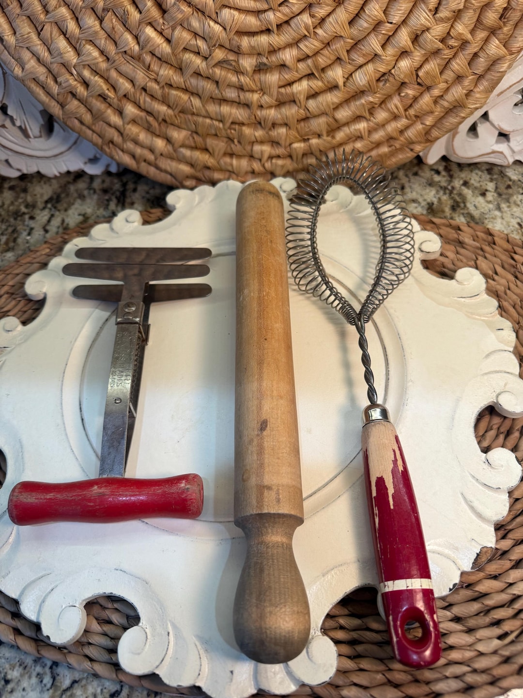 Set of 3 Vintage Kitchen Tools ~ Vintage Chopper Foley Triple Blade ...