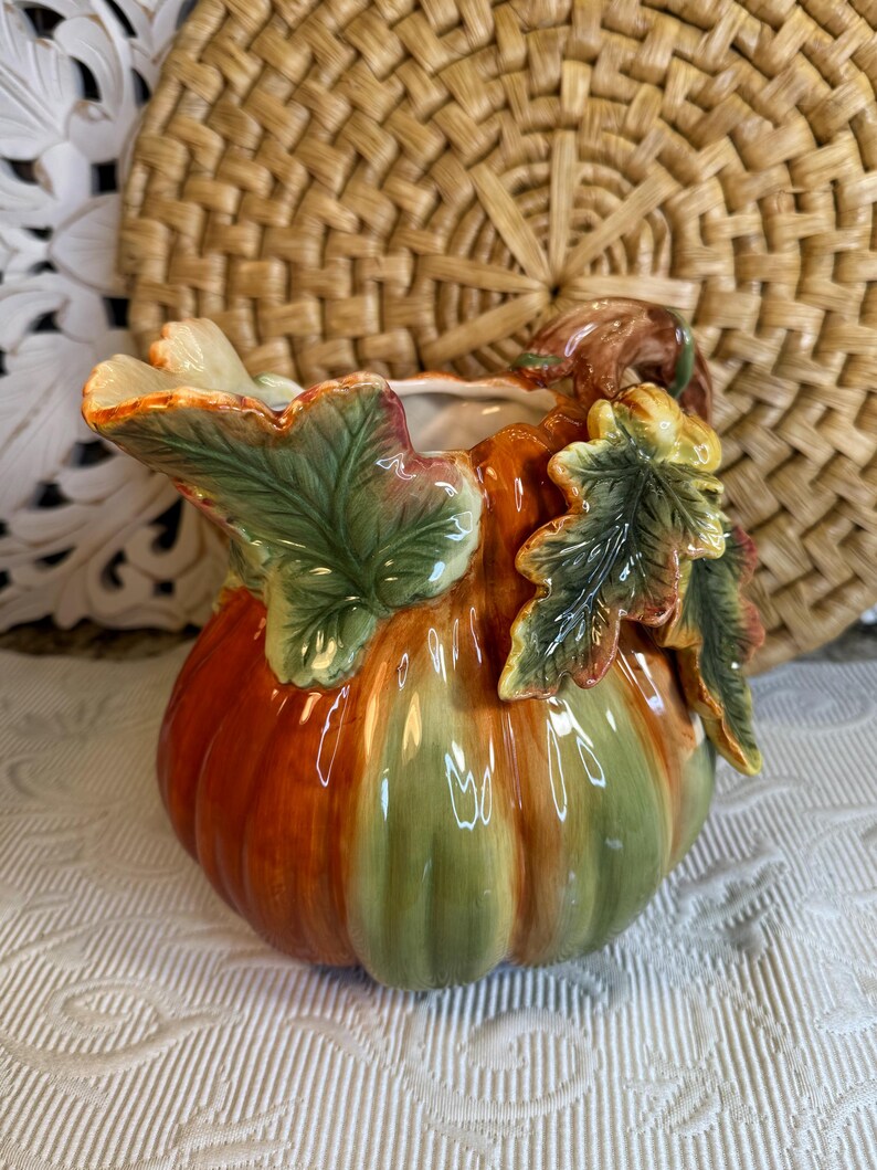Harvest Figural Collection by Spode ~ Spode Harvest Pumpkin Pitcher ...