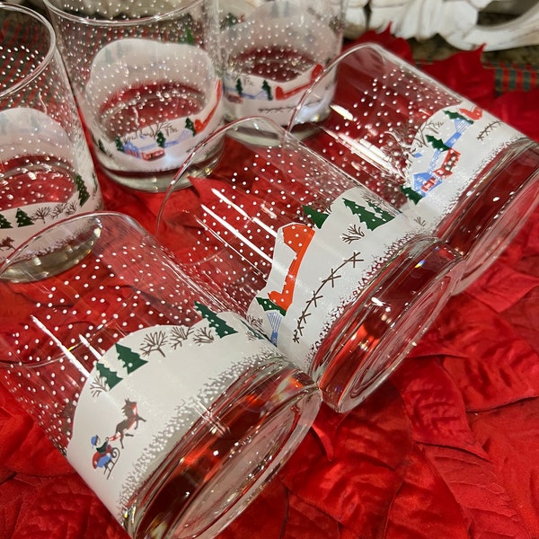 Christmas Glassware - Etsy