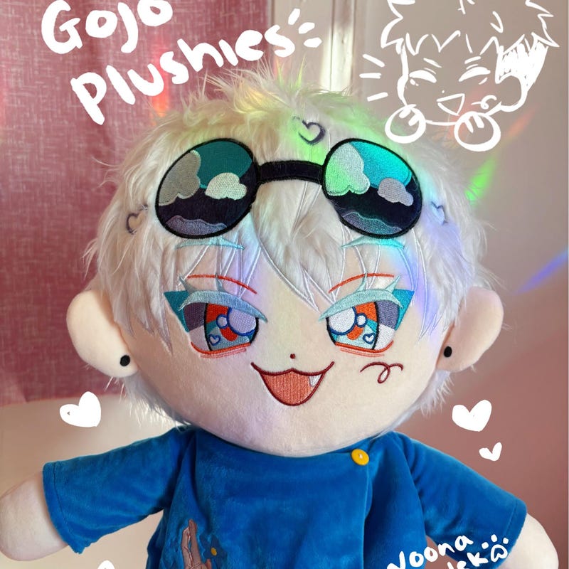 Anime Plushie Gojo - Etsy