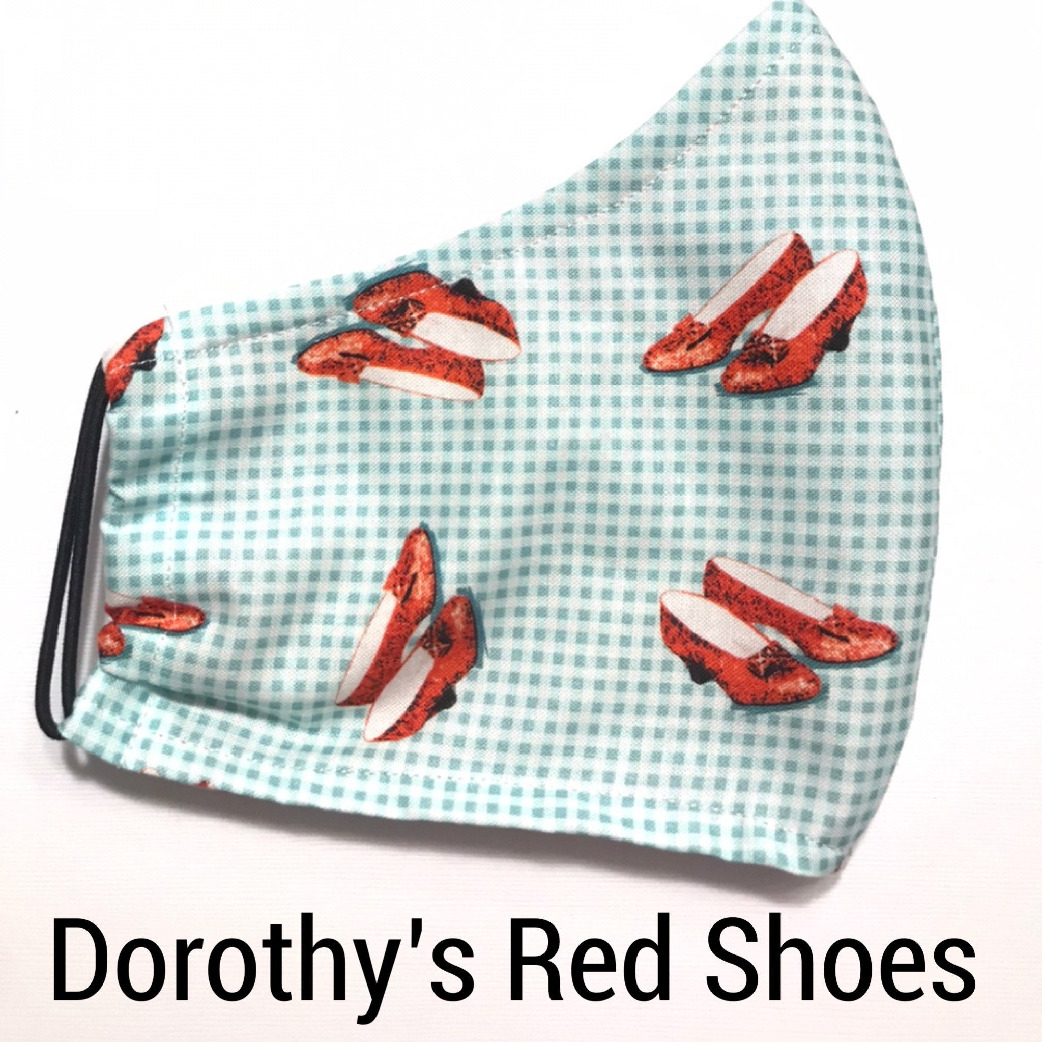 Wizard of Oz Face masks Dorothy Gale Ruby Slippers Over the | Etsy