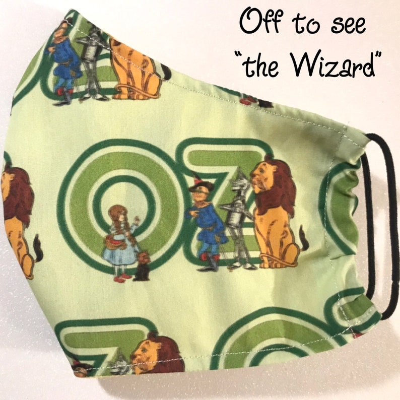 The Wizard of Oz Face Masks Breathable Full Coverage Masks - Etsy