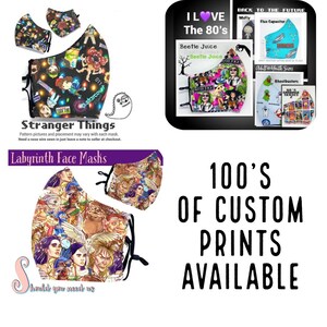 The Goonies Face Masks I Love the 80s Movie Nostalgia Adult | Etsy