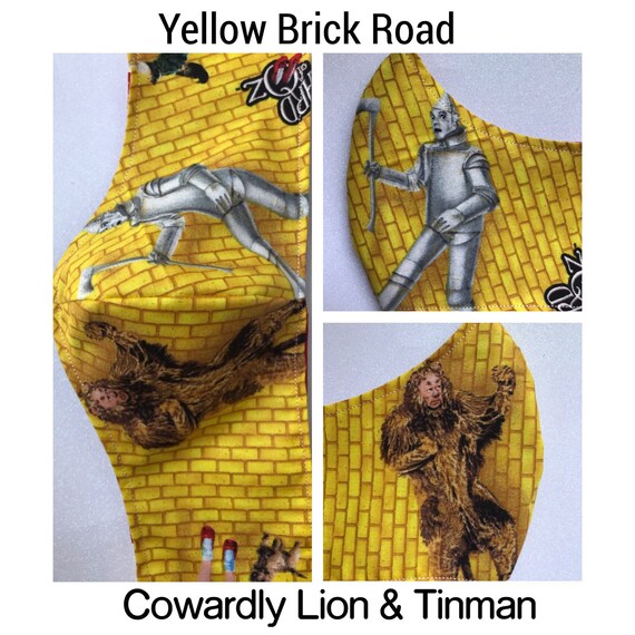 The Wizard of Oz Face Masks Breathable Full Coverage Masks - Etsy
