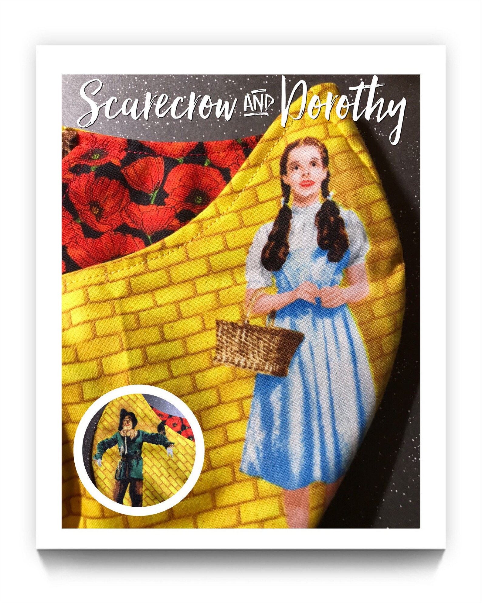 Wizard of Oz Face Masks Dorothy Gale Rainbows Wicked Witch - Etsy