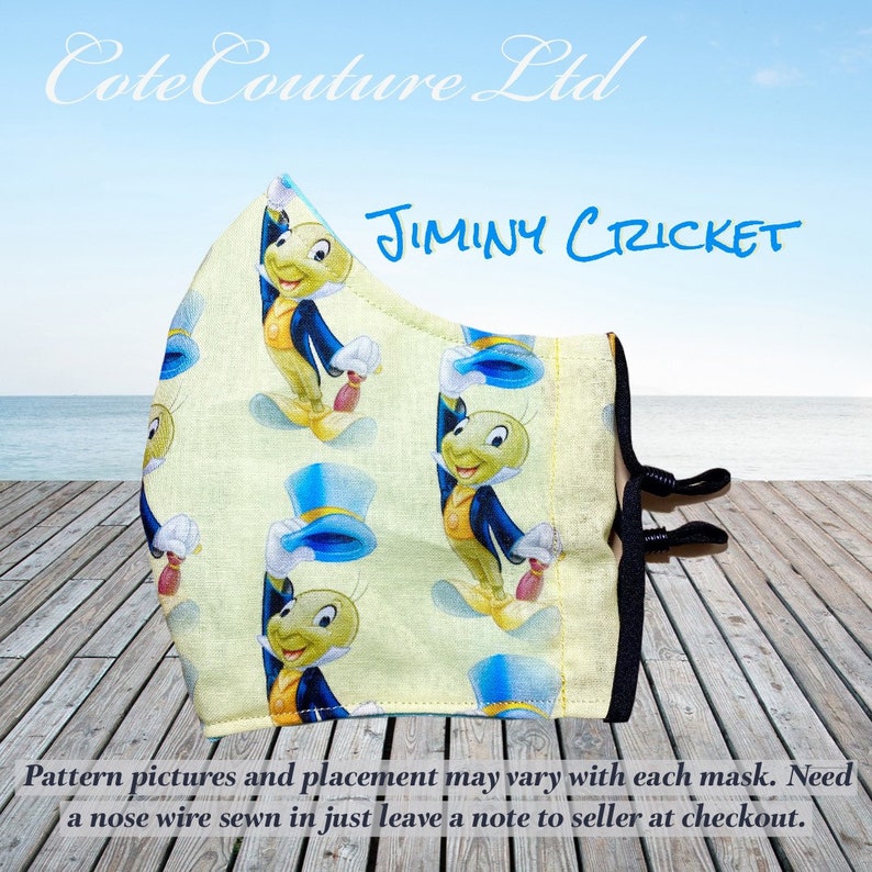 Pinocchio Face Masks Figaro & Cleo Multiple Choices Adult - Etsy