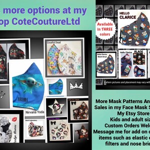 The Goonies Face Masks I Love the 80s Movie Nostalgia Adult | Etsy