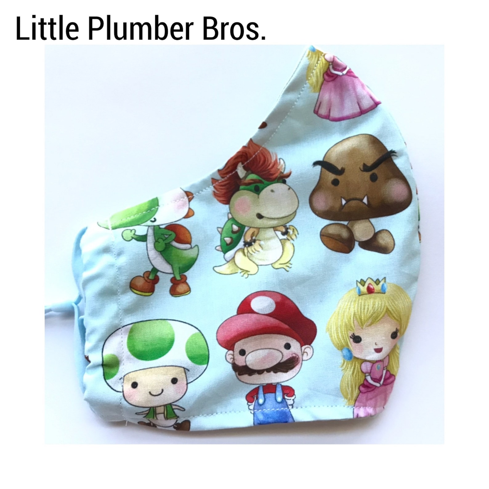 Super Mario Face Mask Sonic Gamers Animes Building - Etsy