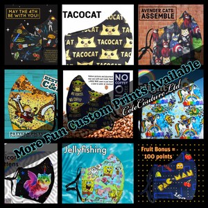 80s and 90s Classic Cartoons Face Masks Various Custom - Etsy