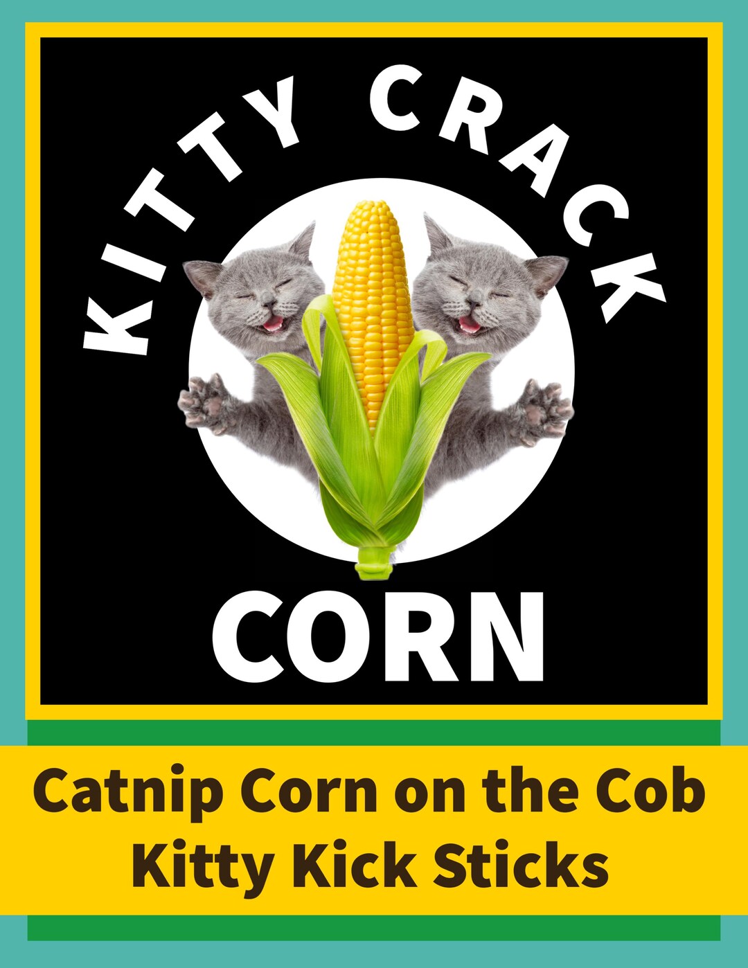Kitty Crack Corn Kitty Kick Stick - Etsy