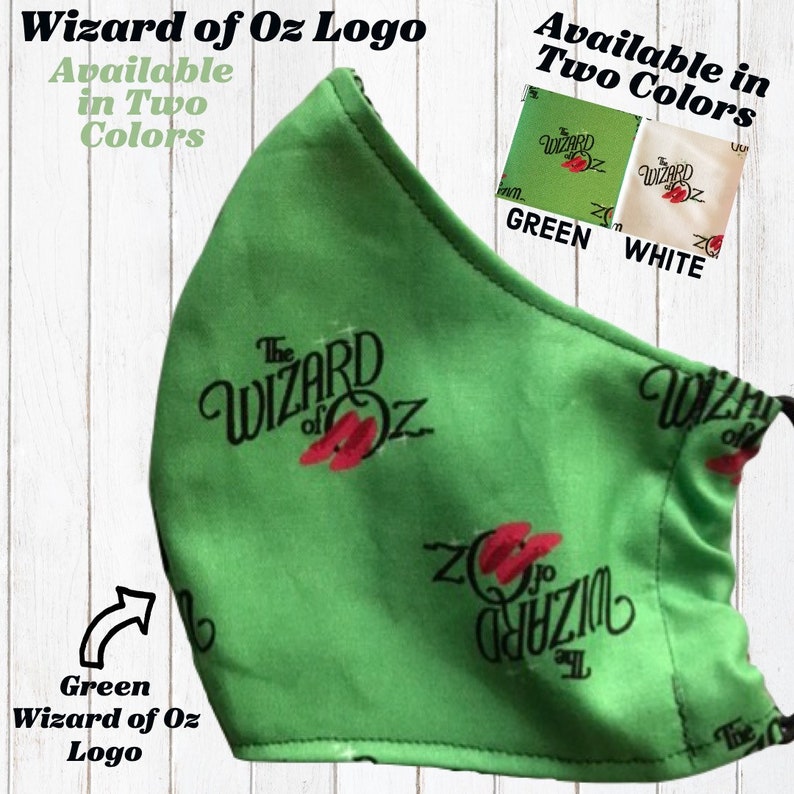 Wizard of Oz Face Mask W/ Filter Pockets Toto Villians - Etsy