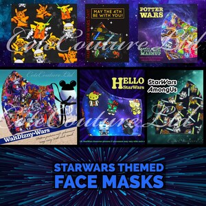 80s and 90s Classic Cartoons Face Masks Various Custom - Etsy