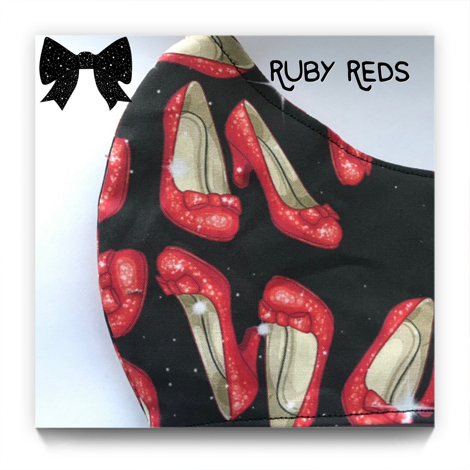 Wizard of Oz Face Masks Ruby Slippers Toto Wicked Witch | Etsy