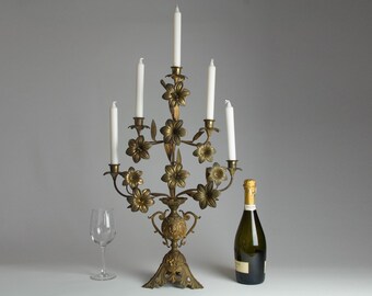 Brass Church Candelabra - Etsy