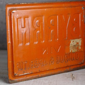 Faded Vintage Byrrh Sign, Retro Alcohol Advertisement, Wine Wall Art ...