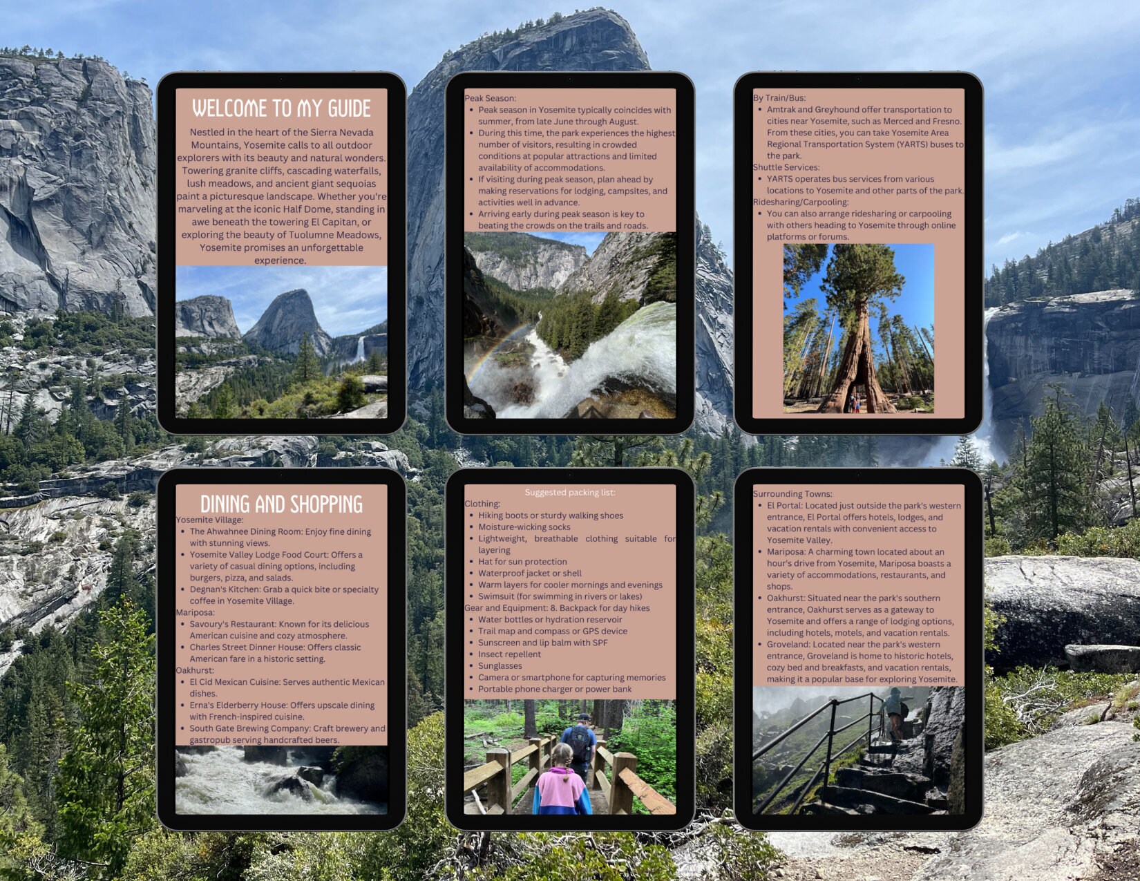 Yosemite National Park Expert Tips Guidebook, Plan Your Trip Book ...