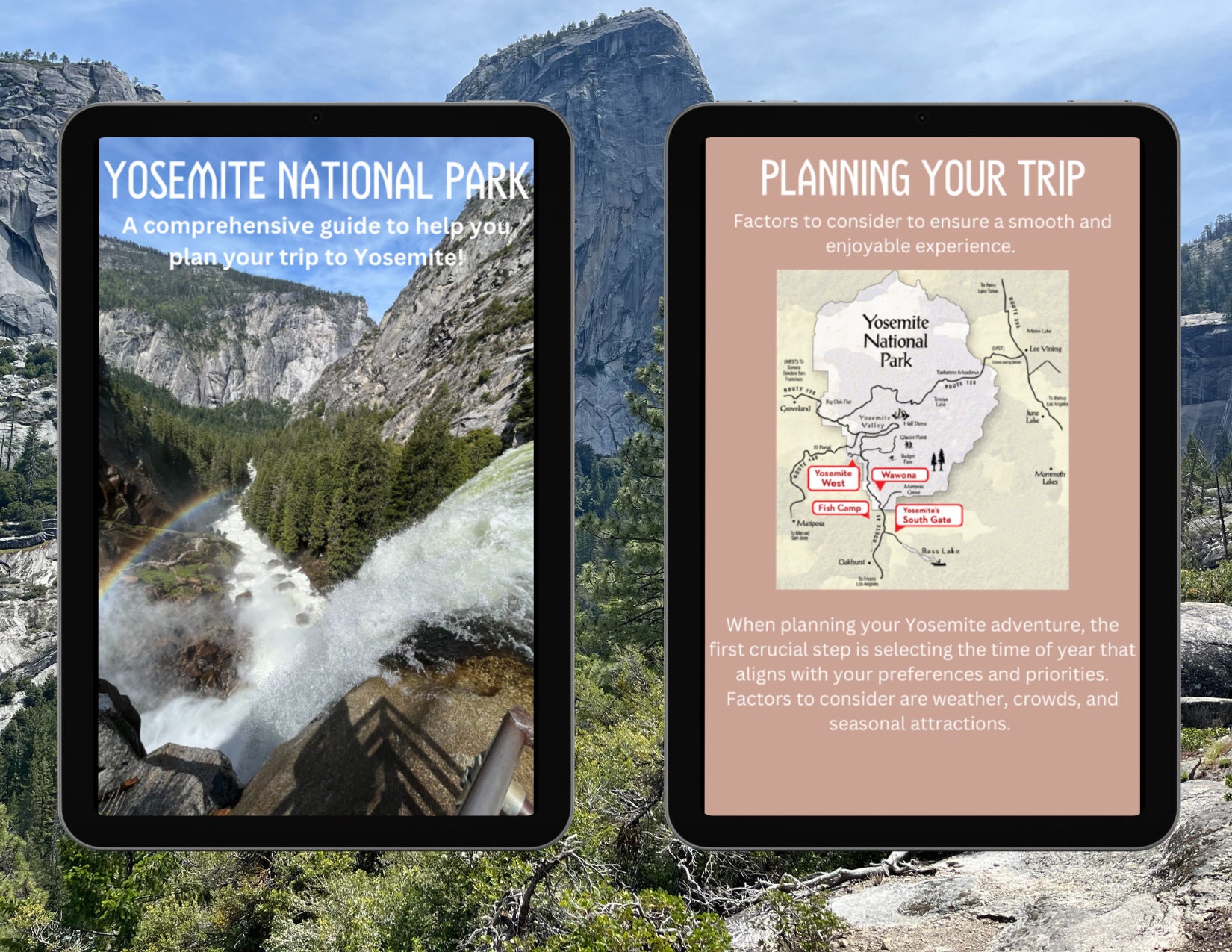 Yosemite National Park Expert Tips Guidebook, Plan Your Trip Book ...