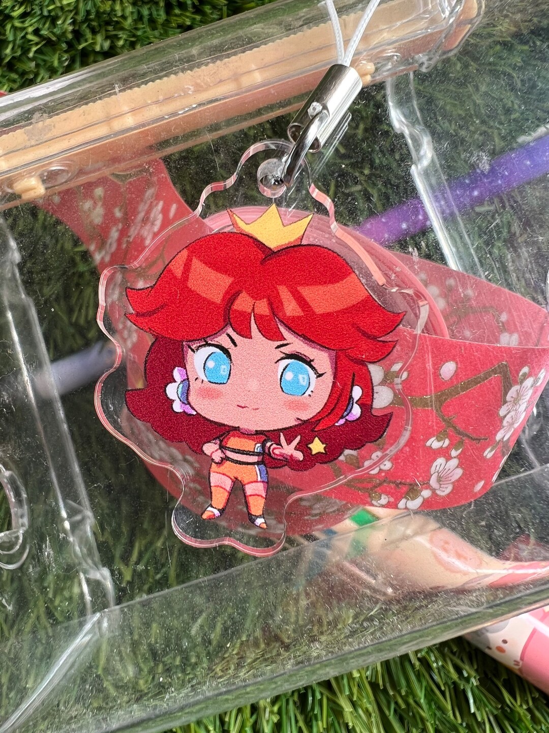 Daisy Charm, Princess Daisy, Keychains, Cute, Anime, Games, Acrylic ...